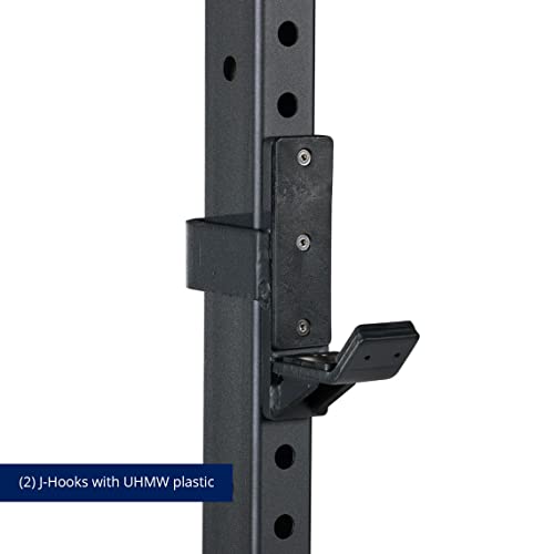 Titan Fitness T-3 Series 82-inch Wall Mounted Folding Power Rack, Space Savings Rack, Folds up to 5†from the Wall