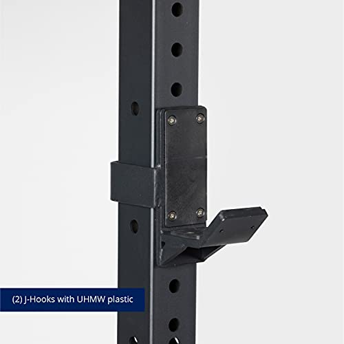 Titan Fitness X-3 Series 82-inch Wall Mounted Folding Power Rack, Space Savings Rack, Folds up to 8â€ from the Wall