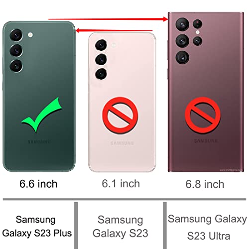 Osophter Samsung Galaxy S23 Plus Case - Clear, TPU Shock-Absorbing, Reinforced Corners, Flexible Phone Cover