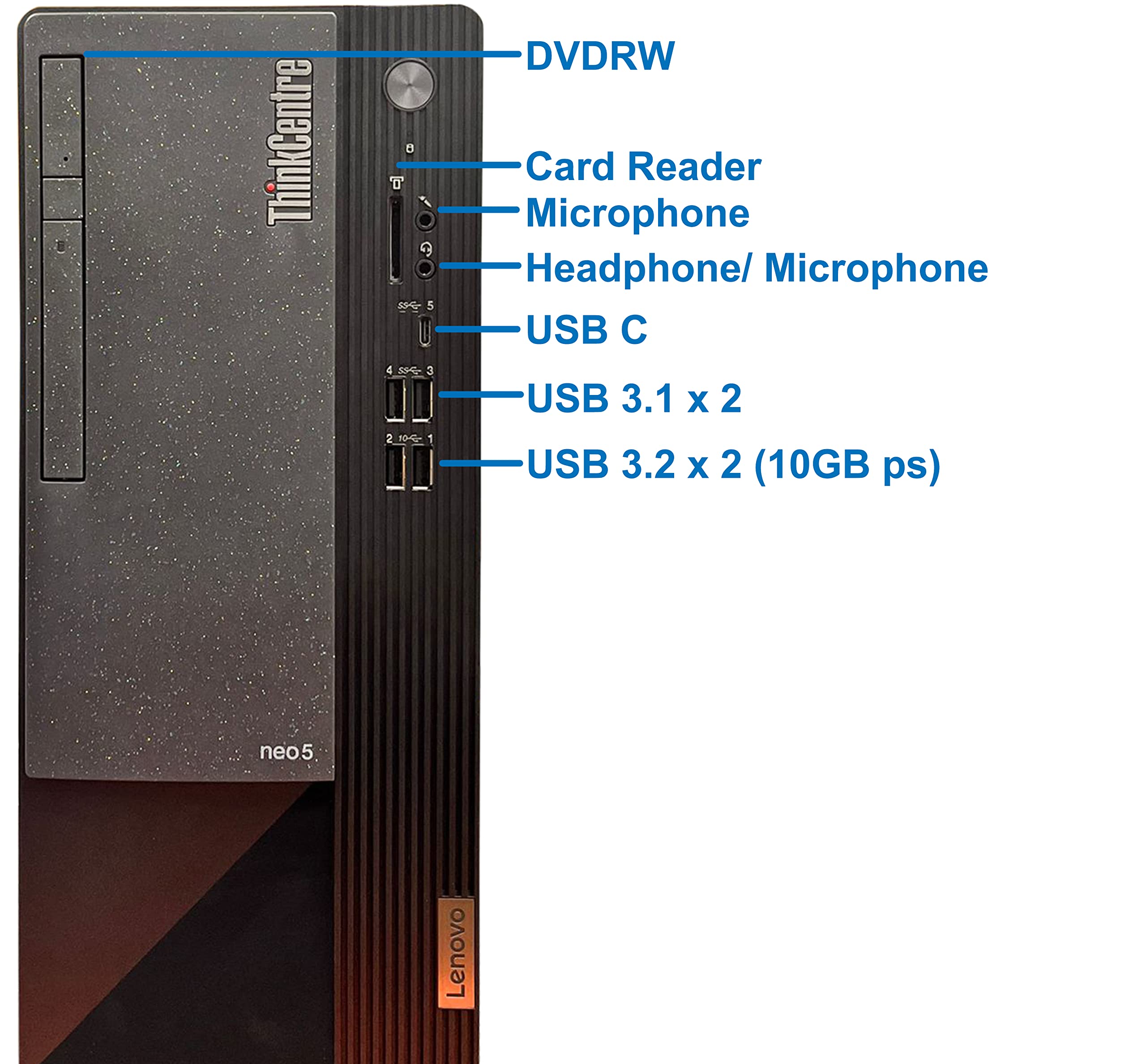 Lenovo IdeaCentre 5i AIO 27 Touch 1TB SSD 32GB RAM (Intel 10th gen processor with Six Cores and Turbo Boost to 3.60GHz, 32 GB RAM, 1 TB SSD, 27" QHD Touchscreen, Win 11) Desktop All in One PC Computer
