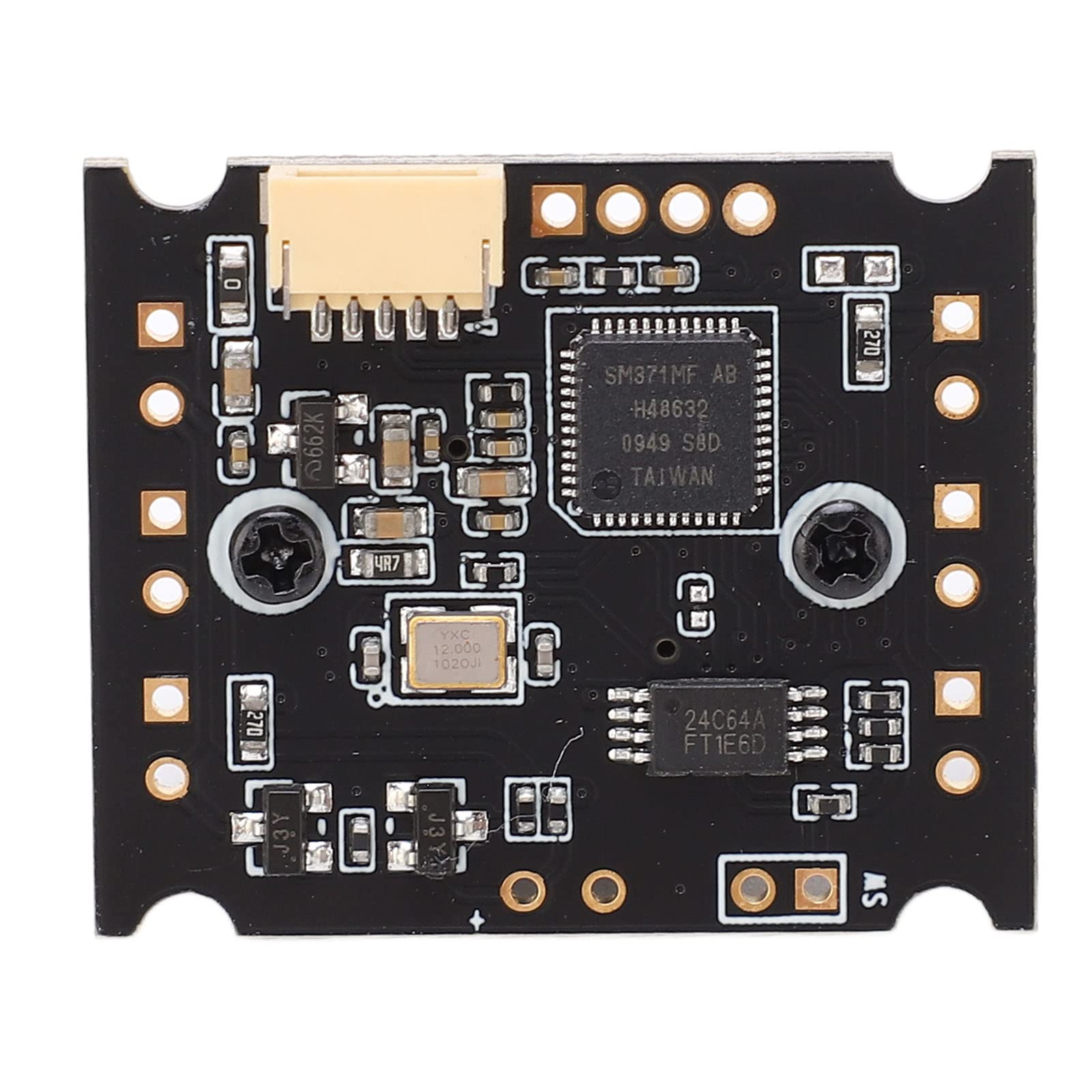 Oumefar Webcam Board, USB Webcam Board 50° Field of View Distortion Len for QR Code Scanning Camcorder