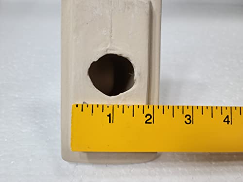 Vintage Snow White Ceramic Towel Bar Rod Rack Post Holder Brackets Tile Set Mid Century Modern Retro