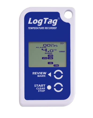LogTag TRID30-7 Multi-use Temperature Recorder with Display, with 7,770 Readings Memory, Replaceable Battery up to 1-Year of Battery