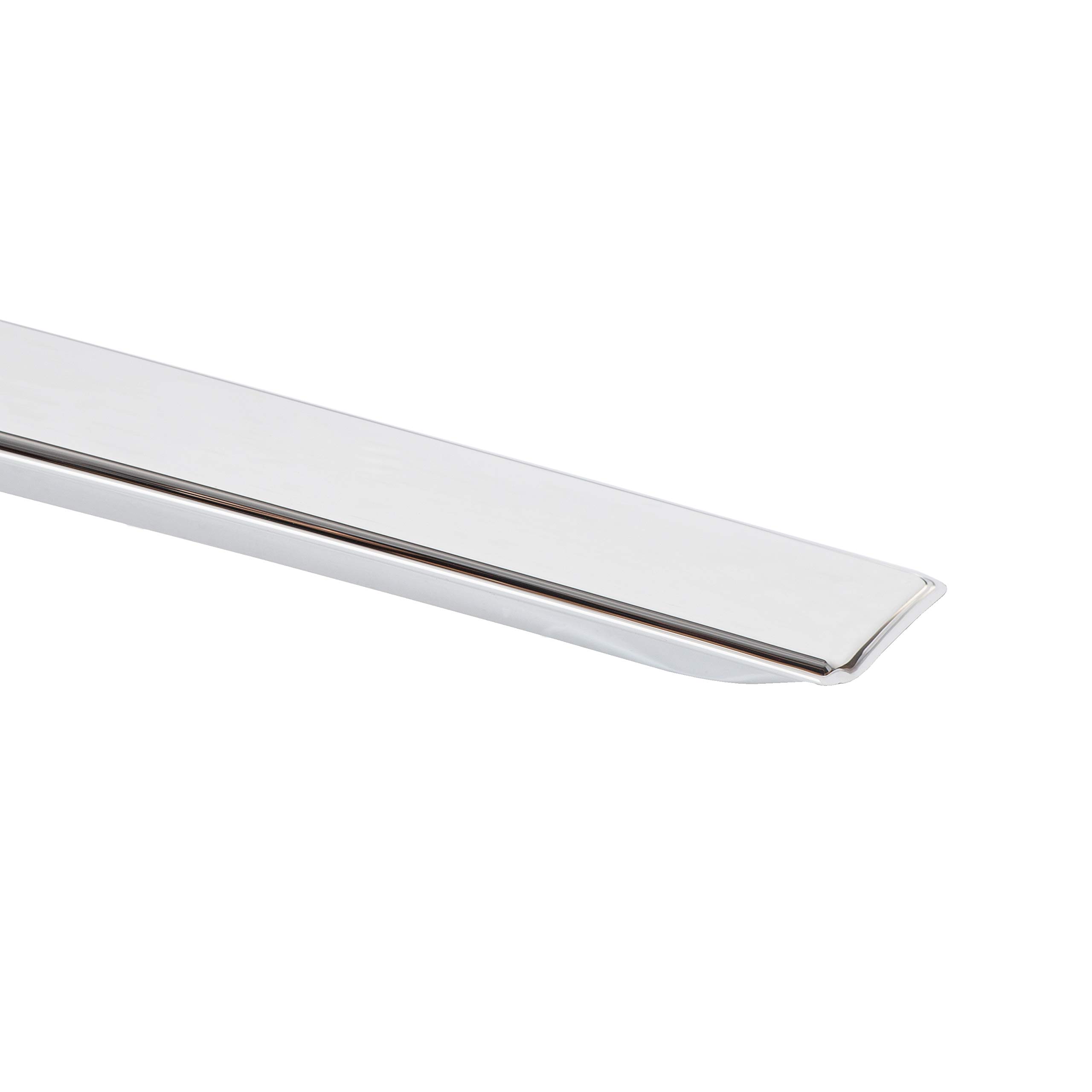 ECOTRIC Hood Molding Trim Moulding Chrome Fits 2010-2016 Cadillac SRX (submodel: Base, Luxury, Performance, Premium) - Replace # 22774203 GM1235120