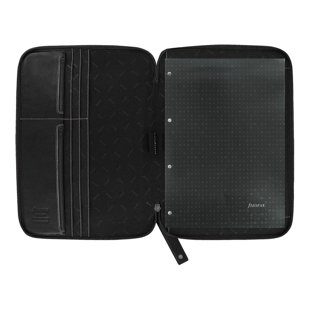 Filofax Holborn A4 Zipped Portfolio Black (B827342U)