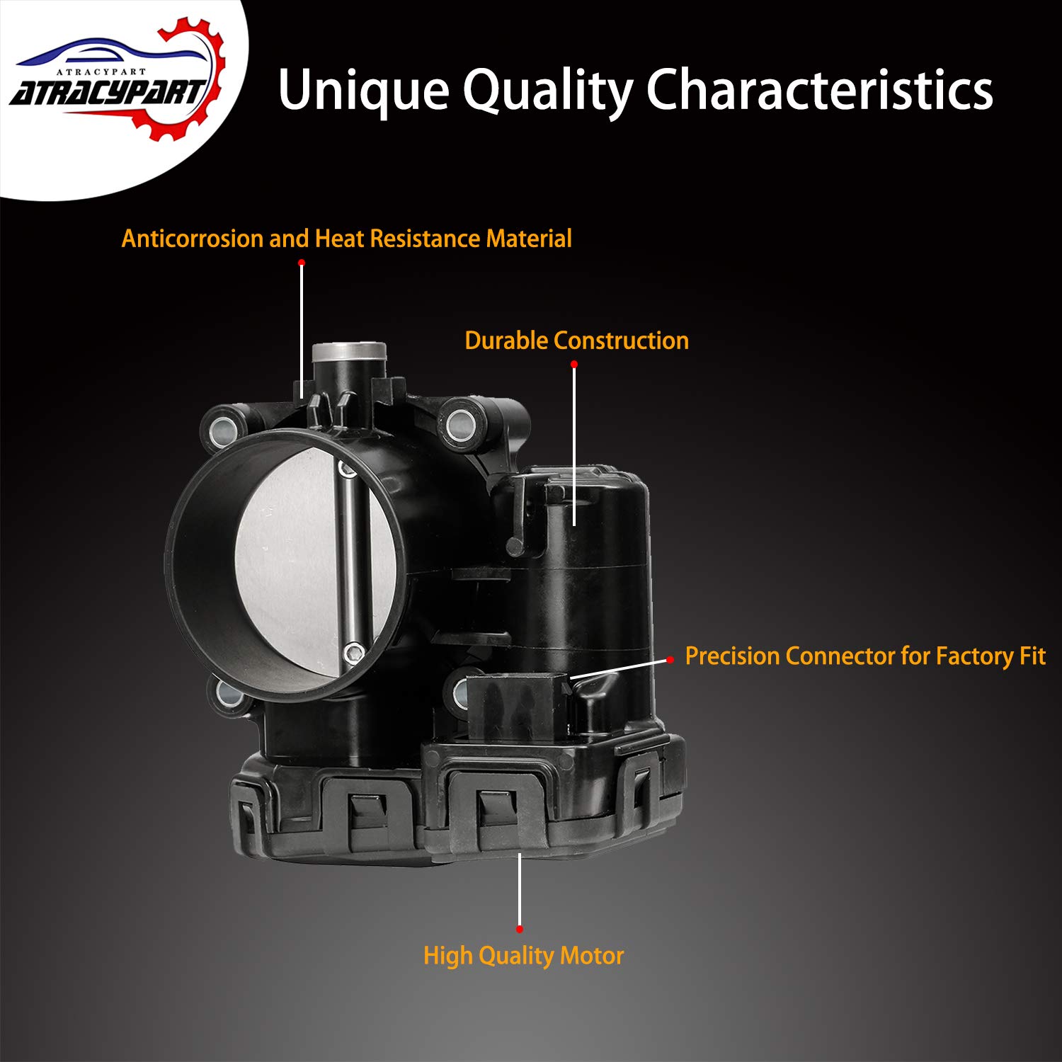 Electronic Throttle Body Assembly with IAC TPS | for 2007-2011 Dodge Dakota Durango Nitro Ram 1500 Jeep Commander Grand Cherokee Liberty Mitsubishi Raider 3.7L 3.8L | Replace# 04861661AA, 04861661AB