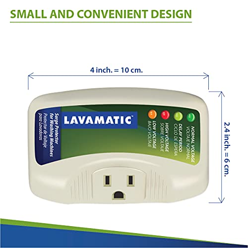 Lavamatic WS-10521 Electronic Surge Protector for Washing Machine β Front Top Load Washers