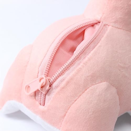 New Nessie Plush Toys,7.9 in Creative Loch Ness Monster Plush Toy Wacky Throw Pillow,Fun Anime Character Stuffed Dolls for Cartoon Anime Game Fans Gift(Pink)