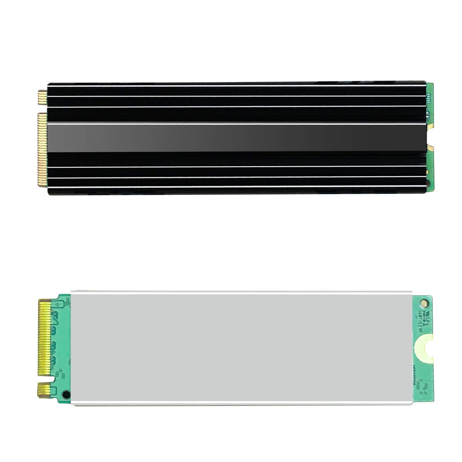 M.2 heatsink ssd with Thermal Silicone pad for PC / PS5 M.2 PCIE NVMe 2280 SSD (2PCS)