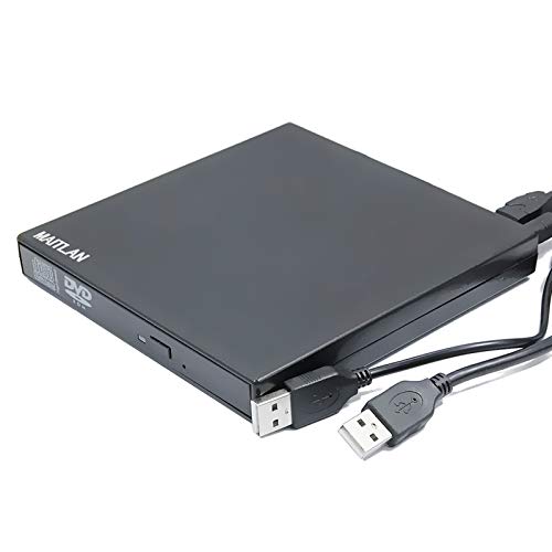 USB External DVD Combo Player Portable Optical Drive for Dell Alienware 13 15 17 R3 R5 Aurora R7 Alpha R2 Area 51 17 M15 X51 Gaming Laptop 8X DVD-ROM Combo Reader 24X CD-R Writer