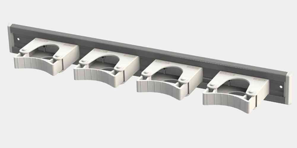 Toolflex Original Pro 20" Wall Mounted Storage System 4 White Large Holders