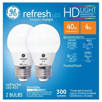 GE Lighting 258485 4 watt Ceiling LED White Bulb44; Daylight Light - Pack of 22