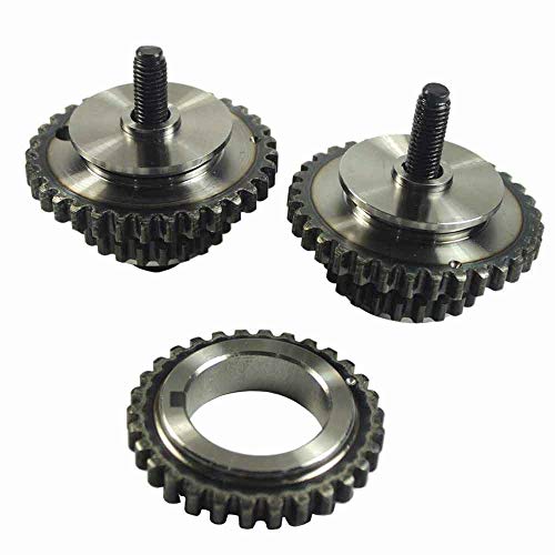 Engine Timing Chain Kit Guide Tensioner Sprocket Cadillac CTS SRX STS GMC Acadia Chevy Equinox Malibu Traverse Buick Allure Enclave LaCrosse 2.8L 3.0L 3.6L DOHC 24V Replace # 9-0753S replacement parts