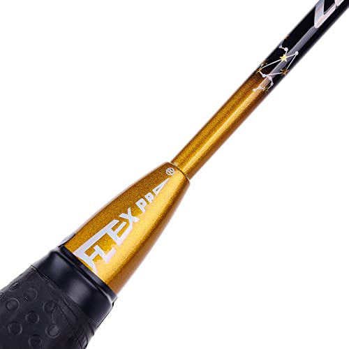 Flexpro 4U 26LBS Tension Carbon Fiber Head Light Series Badminton Racket High Rigid Lightweight Racket Leo