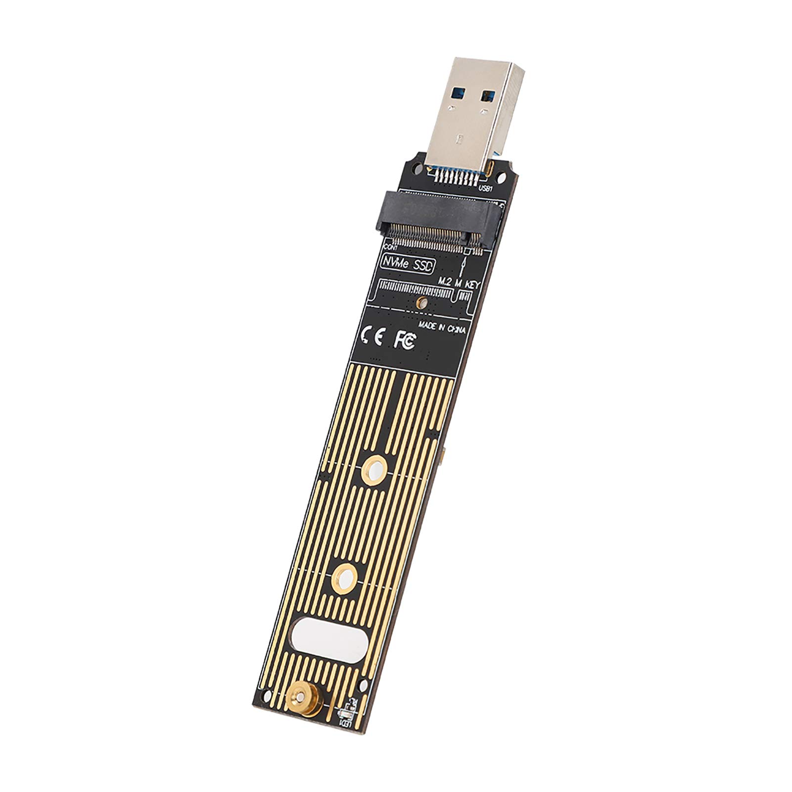 M.2 NVME to USB SSD Adapter Card SSD Adapter Board Portable for Samsung Hot Plug and Pull Plug and Play