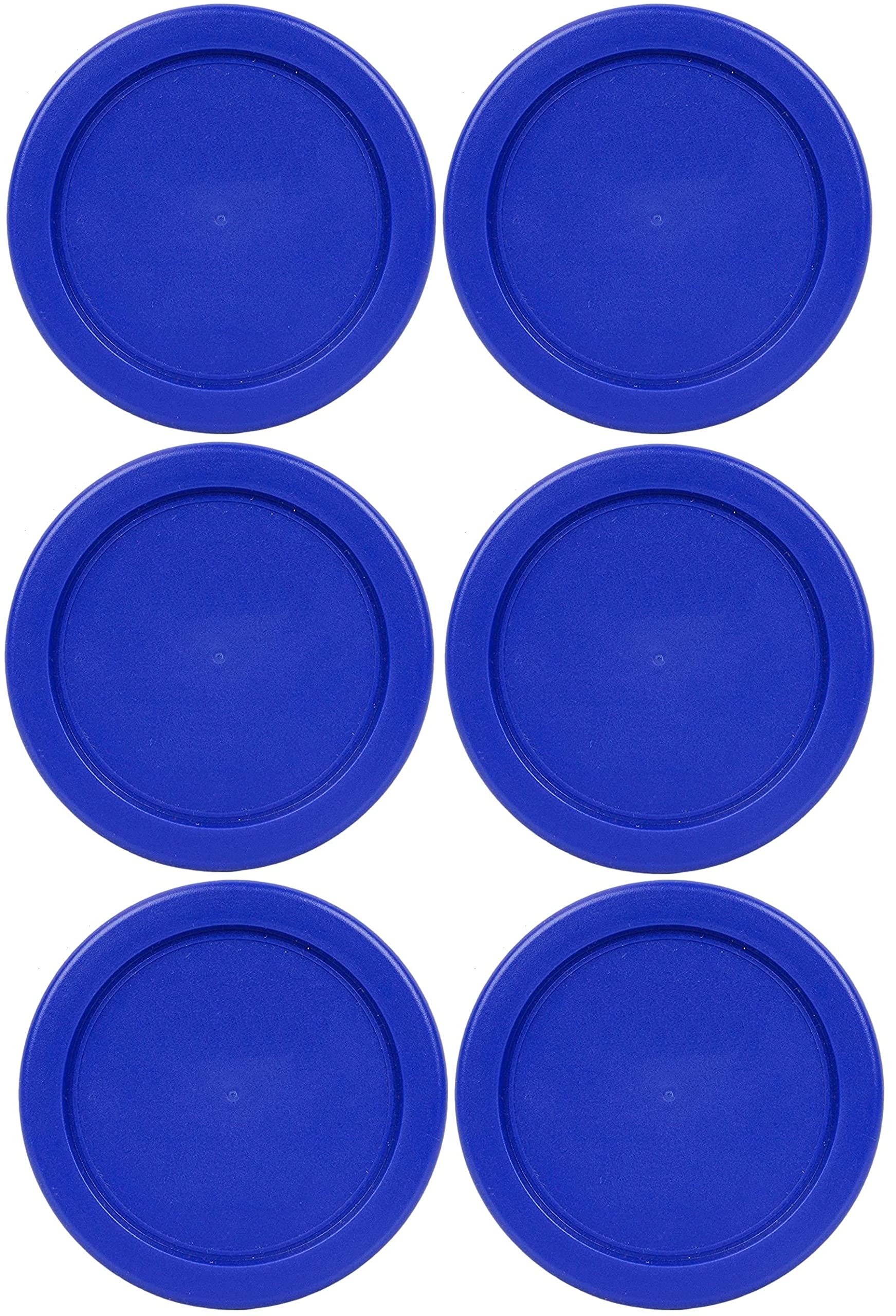 Klare Ware 1 Cup Blue Replacement Lids/Covers for Pyrex 7202, Anchor Hocking & Klare Ware Storage Bowls *Glass Container Not Included* (6 Pack, Blue)