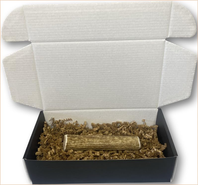The Antler Box Premium Elk Antler Dog Chews (1 Piece Box) (Split, X-Large (6-8Oz)