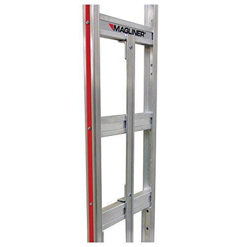 Magliner HMK211UA1 Aluminum Hand Truck, Horizontal Loop Handle, 18" x 7-1/2" Aluminum Diecast Nose Plate, 500 lb Capacity