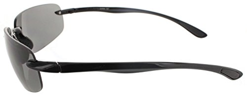 Fiore Island Sol Polarized Sunglasses Rimless TR90 for Men and Women [Tortoise - Polarized]