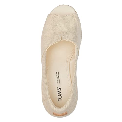 TOMS Women's, Michelle Sandal Natural Metallic 7 M