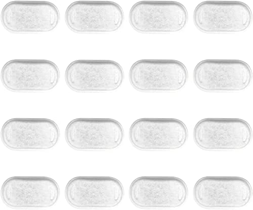 VinDox 16 Pack Replacement Filters for Cat Water Fountain Stainless Steel, 67oz/2L Adjustable Water Flow Pet Water Fountain, Super Quiet Dog Water Dispenser