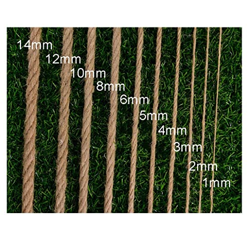 OUYOXI Hemp Cargo Net Hemp Rope Net Trailer Netting Net Climbing Mesh Nets Netting Outdoor Rope Netting Climbing Hemp Rope Net Ceiling Decorative Nets Kids Decoration Dia 6mm,Mesh 8cm(3.1