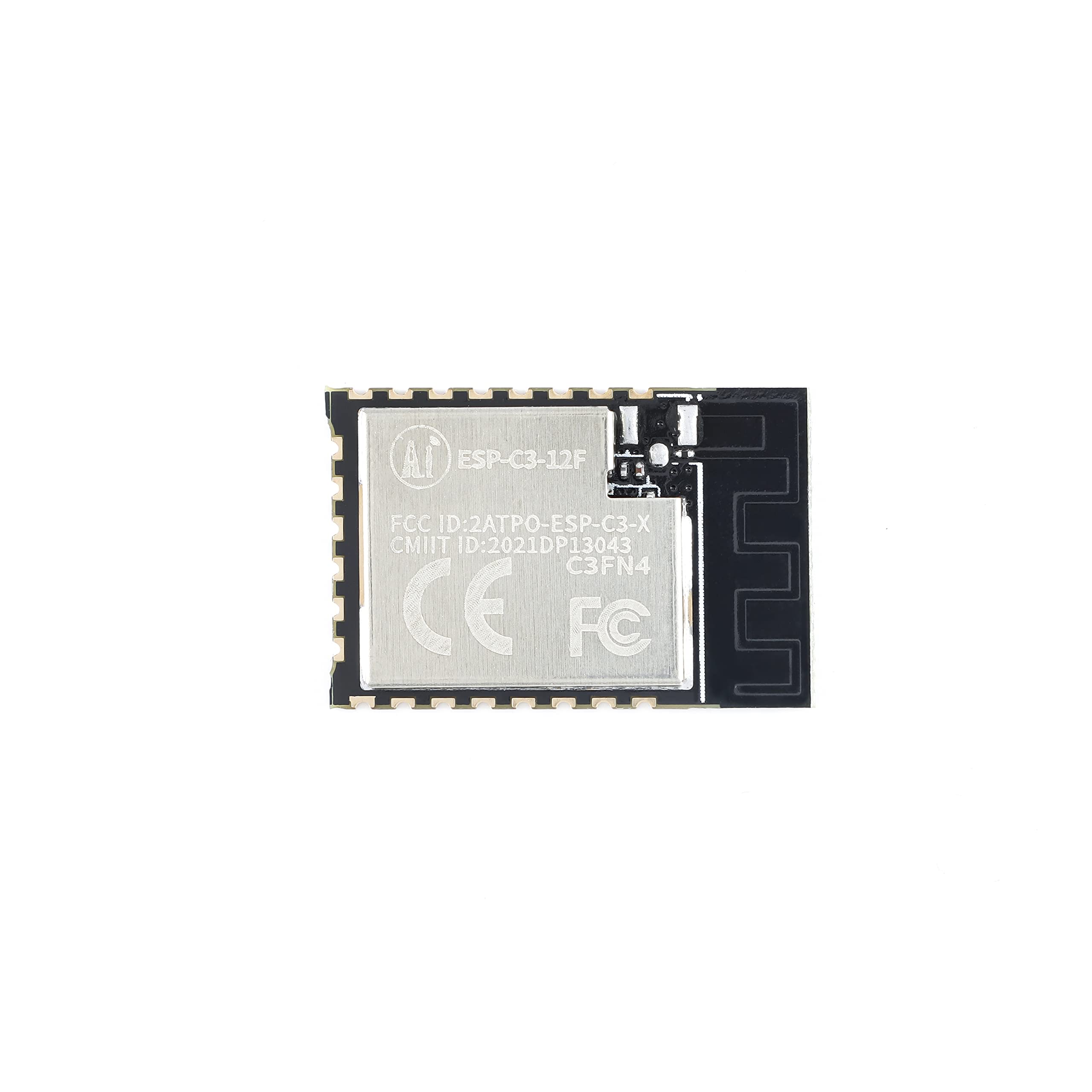 JESSINIE 5Pcs ESP-C3-12F WiFi Bluetooth Wireless Module ESP-C3 Wireless Transceiver Network Module Board Wireless Communication UART PWM SPI I2S I2C Peripheral Interfaces