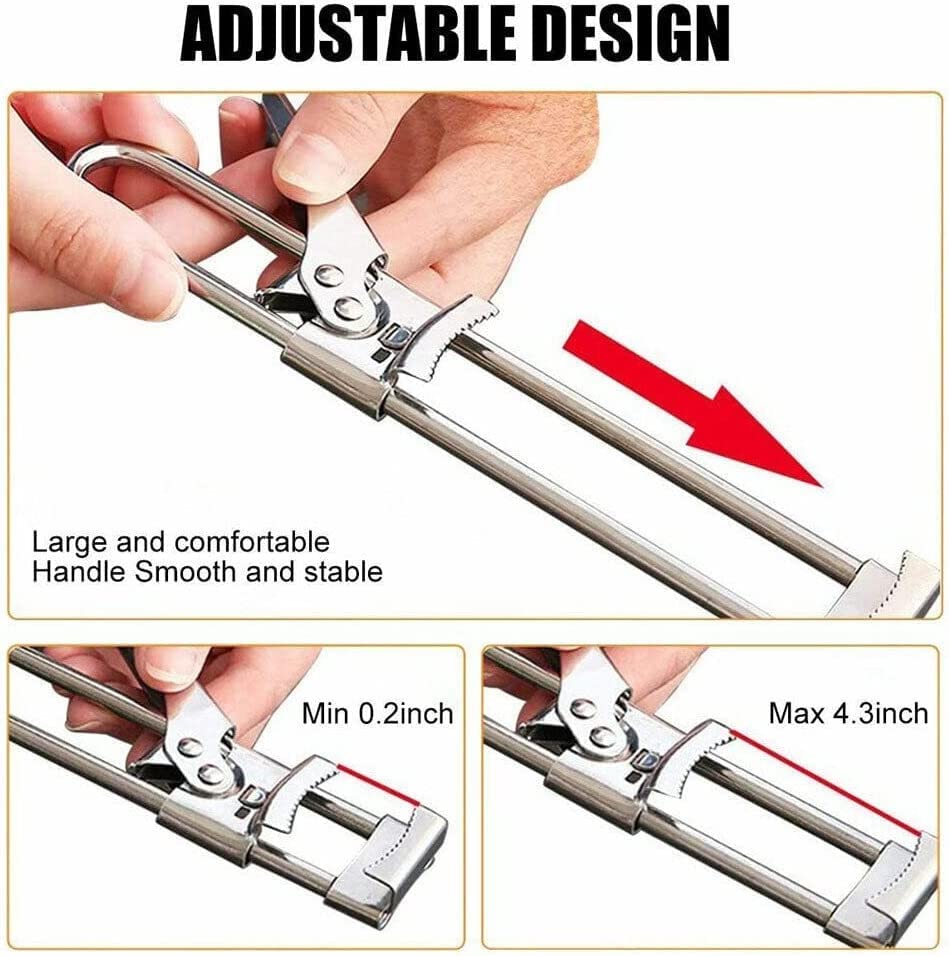 Jar Opener for Weak Hands, Easy Jar Opener for Seniors with Arthritis, Kids Jar Openers. Adjustable Jar & Bottle Opener, Jar Gripper Tight Lid Opener, Bottle Opener Kitchen Gadgets