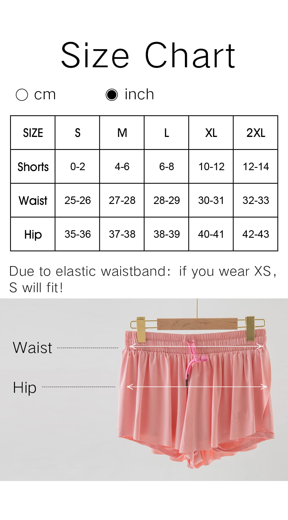 Flowy Butterfly Skirt Women's Athletic Shorts Fashionable and Comfortable 2 in 1 Workout Shorts with Spandex Inner Layer for Support and Coverage for Gym, Yoga, Running and More Pink