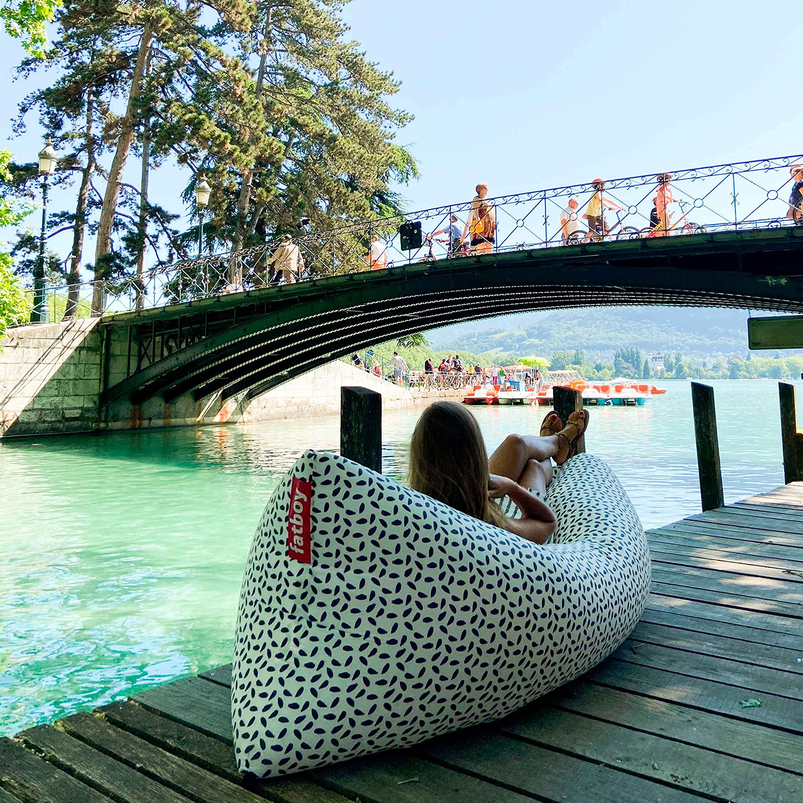 Fatboy Lamzac The Original Version 3.0 Inflatable Lounger with Carry Bag
