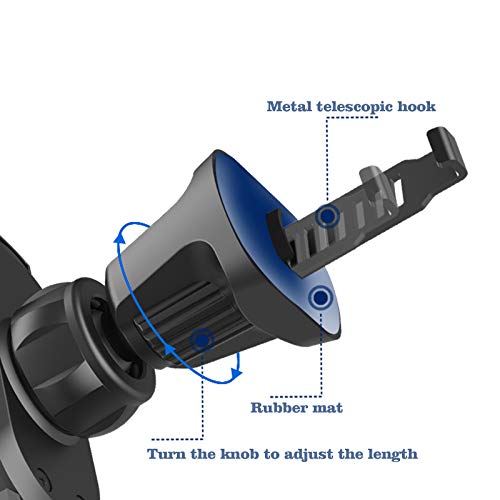 GEEKAM Car Air Vent Clip for Diameter 0.67inch (17mm) Joint Ball Cell Phone Holder for Car & Wireless Car Charger