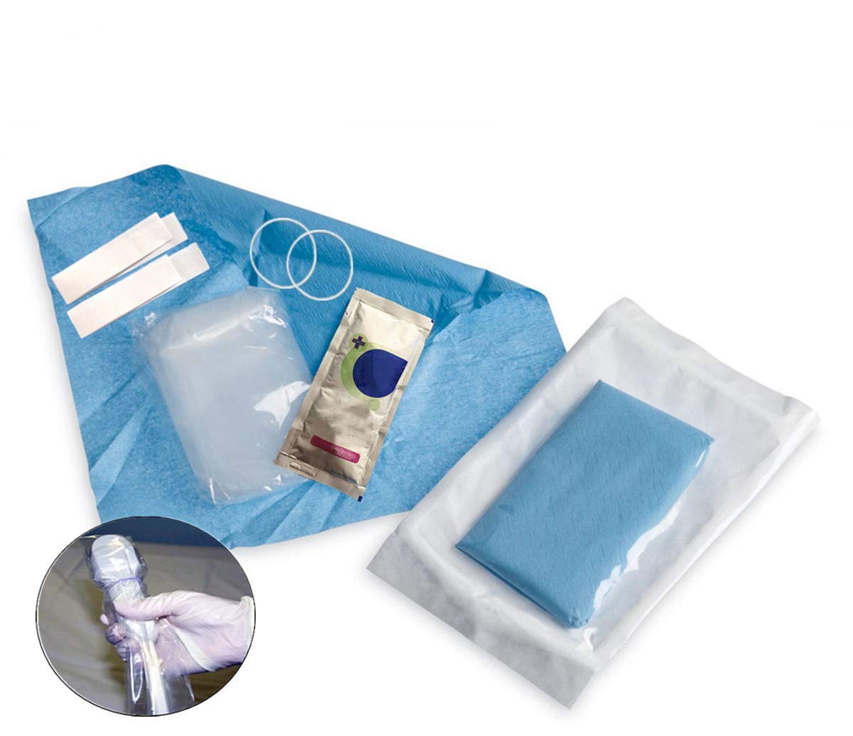 Ultrasound Probe Cover - Latex-Free Sterile Disposable Clear, 5 in x 48 in, Individual Packaging (50)