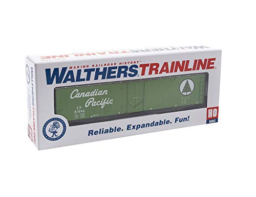 Walthers Trainline 50' Plug-Door Boxcar with Metal Wheels Ready to Run Canadian Pacific