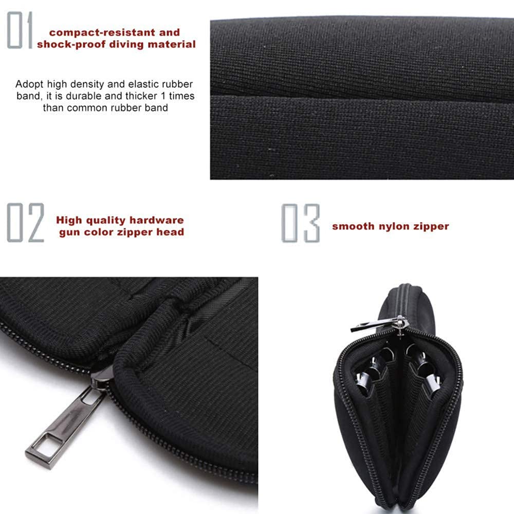 Flash Drive Case, USB Holder Portable Carrying Case Electronic Accessories Organizer Storage Bag for Memory Stick,Yubikey,Security Key,Jump Drive 10 Slots Black (Case Only)