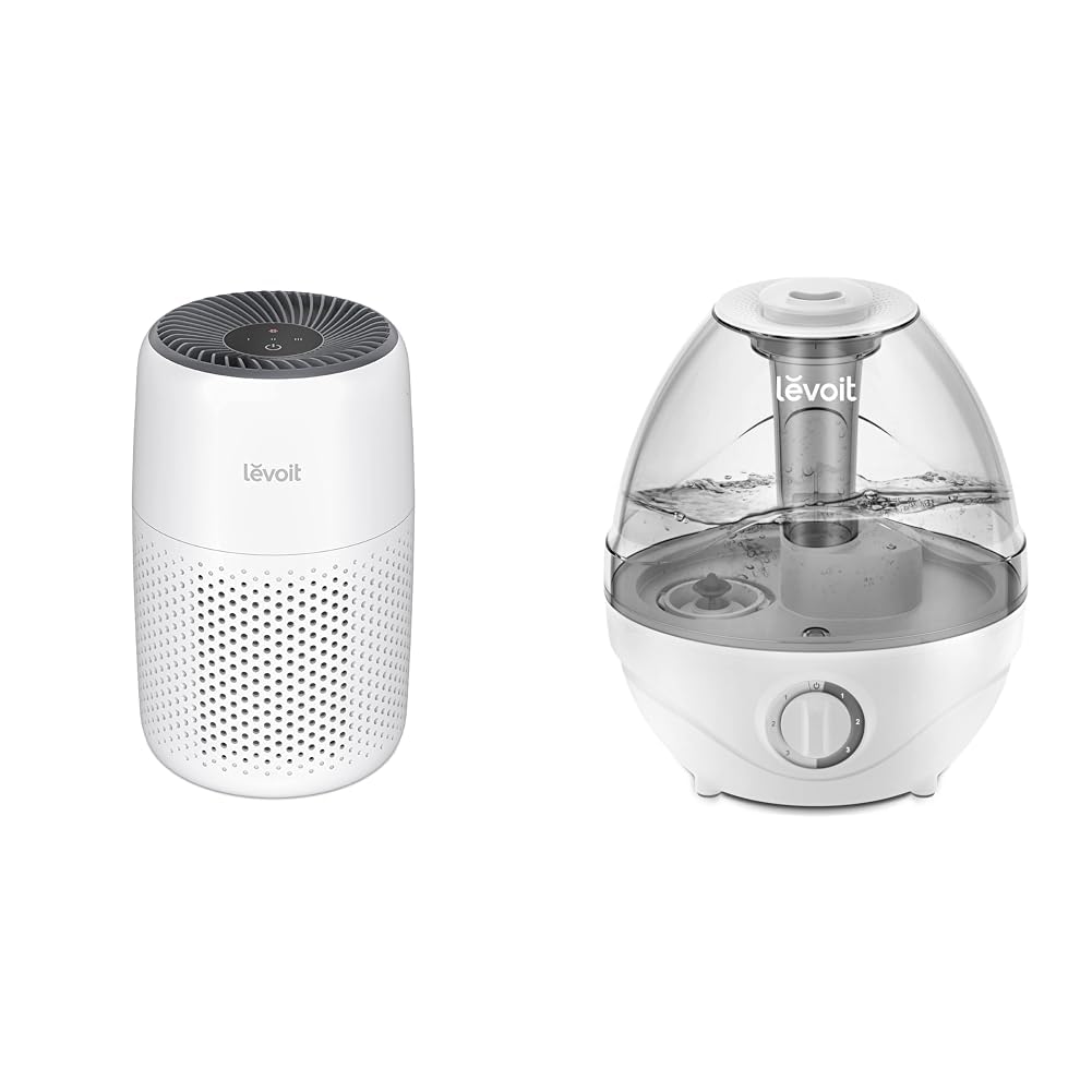 LEVOIT Air Purifiers for Bedroom Home & Humidifiers for Bedroom Large Room (2.4L Water Tank)