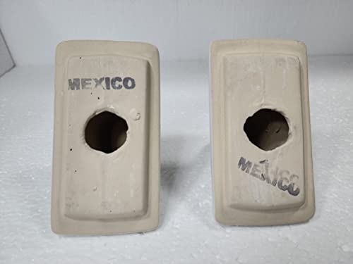 Vintage Snow White Ceramic Towel Bar Rod Rack Post Holder Brackets Tile Set Mid Century Modern Retro