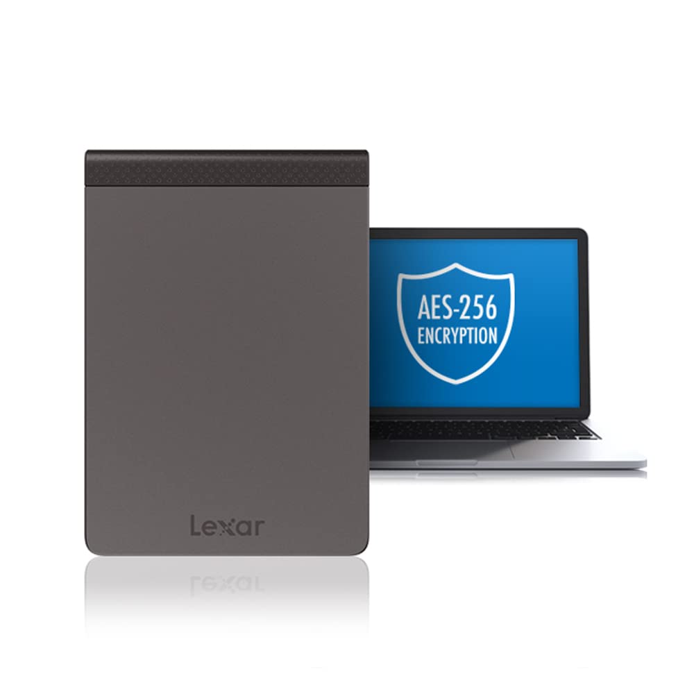 Lexar LSL200X512G-RNNNU SL200 512GB Portable SSD, Solid State Drive Bundle Professional 1800x Gold Series 64GB SDXC UHS-II Card