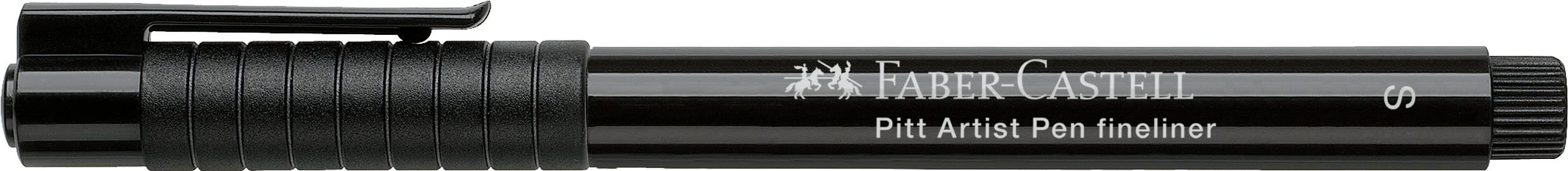 Faber-Castell Art & Graphic Pitt Artist Pen Fineliner India Ink Pen, Black, Single Pitt Pen, For Art, Craft, Drawing, Sketching, Home, School, University, Colouring