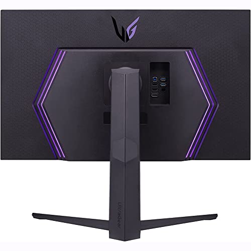 LG 32GQ950-B 32 inch Ultragear UHD 4K Nano IPS with ATW 1ms 144Hz Monitor Bundle with Deco Gear HDMI Cable 2 Pack + Gamer Surface Mousepad + Screen Cloth