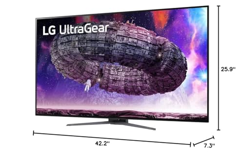 LG 48GQ900-B 48 inch Ultragear UHD OLED Gaming Monitor 120 Hz G-SYNC Compatible 2 Pack Bundle with 1 YR CPS Enhanced Protection Pack
