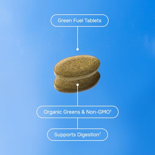 envitamin Green Fuel Organic Greens Tablets - Organic Greens, Fruit and Vegetable Blend