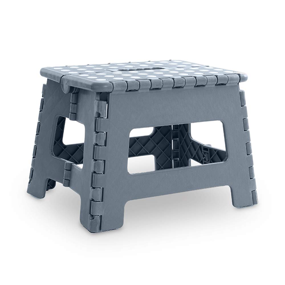 EFAILY Folding Step Stool 11 Inches Wide with Handle for Kitchen, Bathroom, Bedroom, Kids or Adults