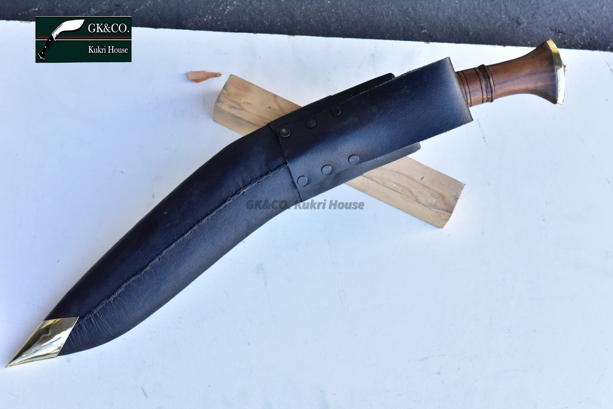 GK&CO. Kukri House Genuine -Authentic Kukri/Khukuri -16'' Bhojpure Wooden Handle Camping and Hunting knife by Gk&Co khukuri