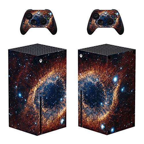 FELIPE SEIJI KUBA Protective Vinyl Skin Decal Cover for Xbox Series X Console Wrap Sticker Skins with Two Free Wireless Controller Decals multi color