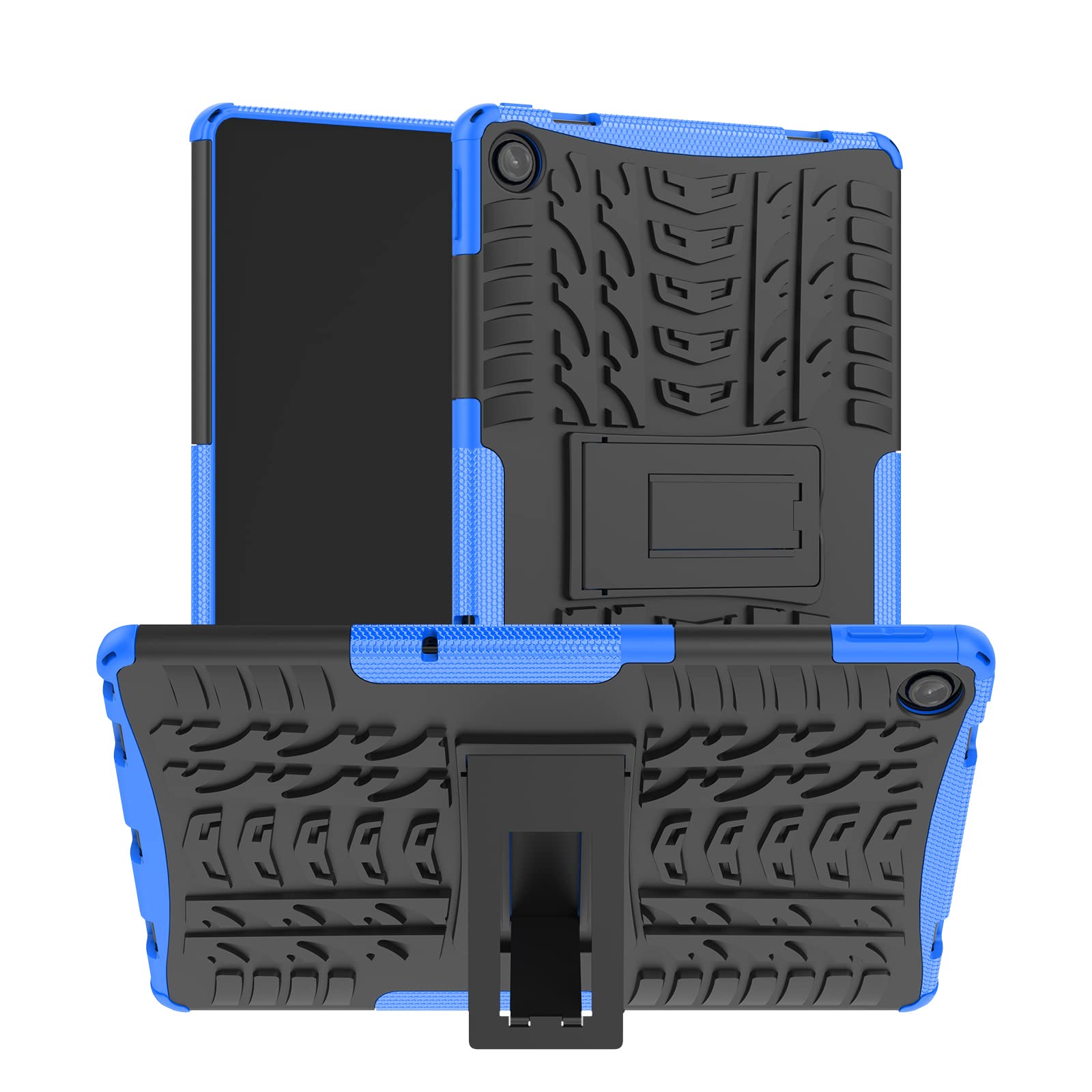 Maomini for Lenovo Tab M10 Plus 3rd Gen Case 10.6 Inch 2022 (Model: TB125FU / TB128FU / TB128XU),Kickstand Shockproof Cover (Blue)