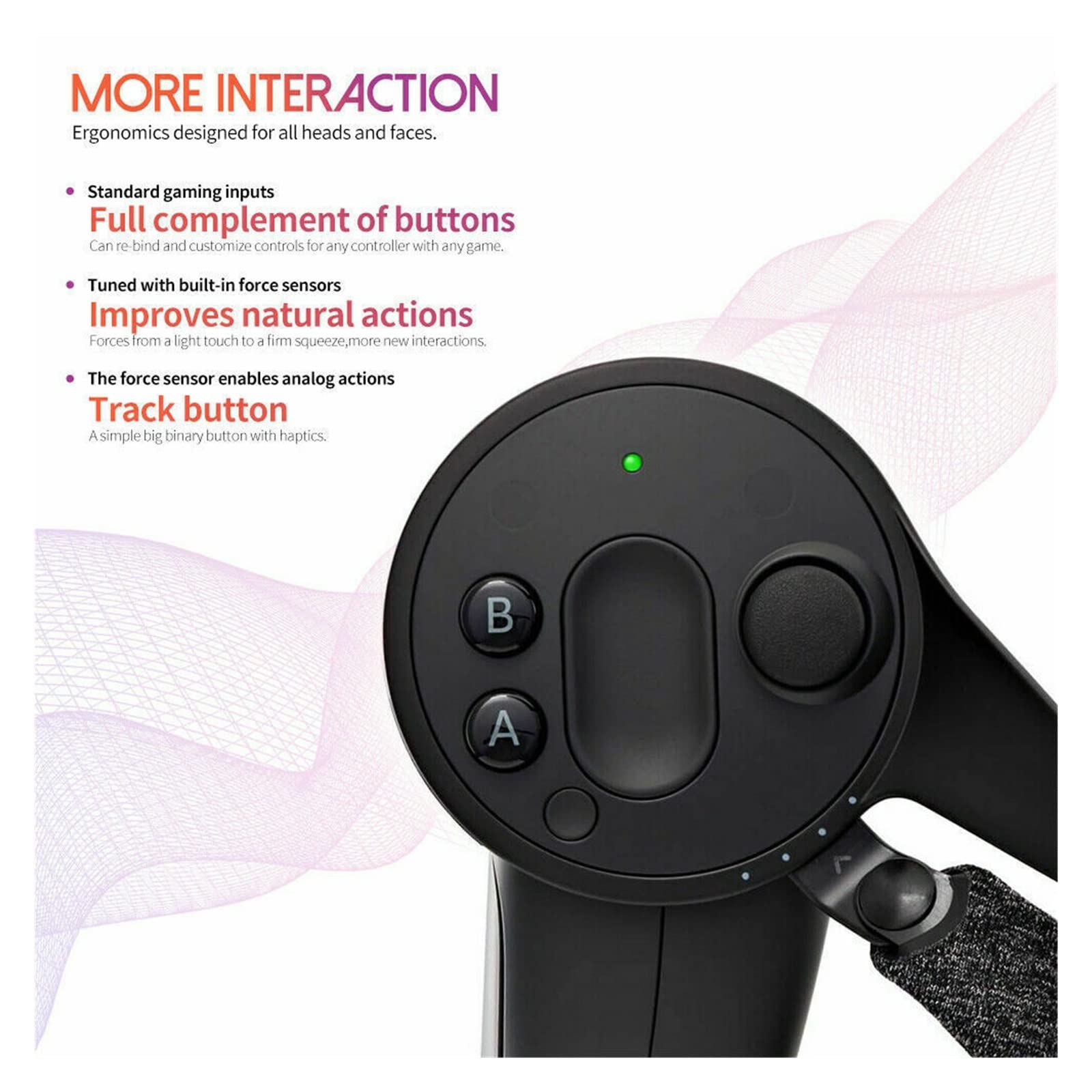 Full VR Kit Headset, Base Stations Controllers Steam VR Games Handle (Color : Full kit 2.0 Station)