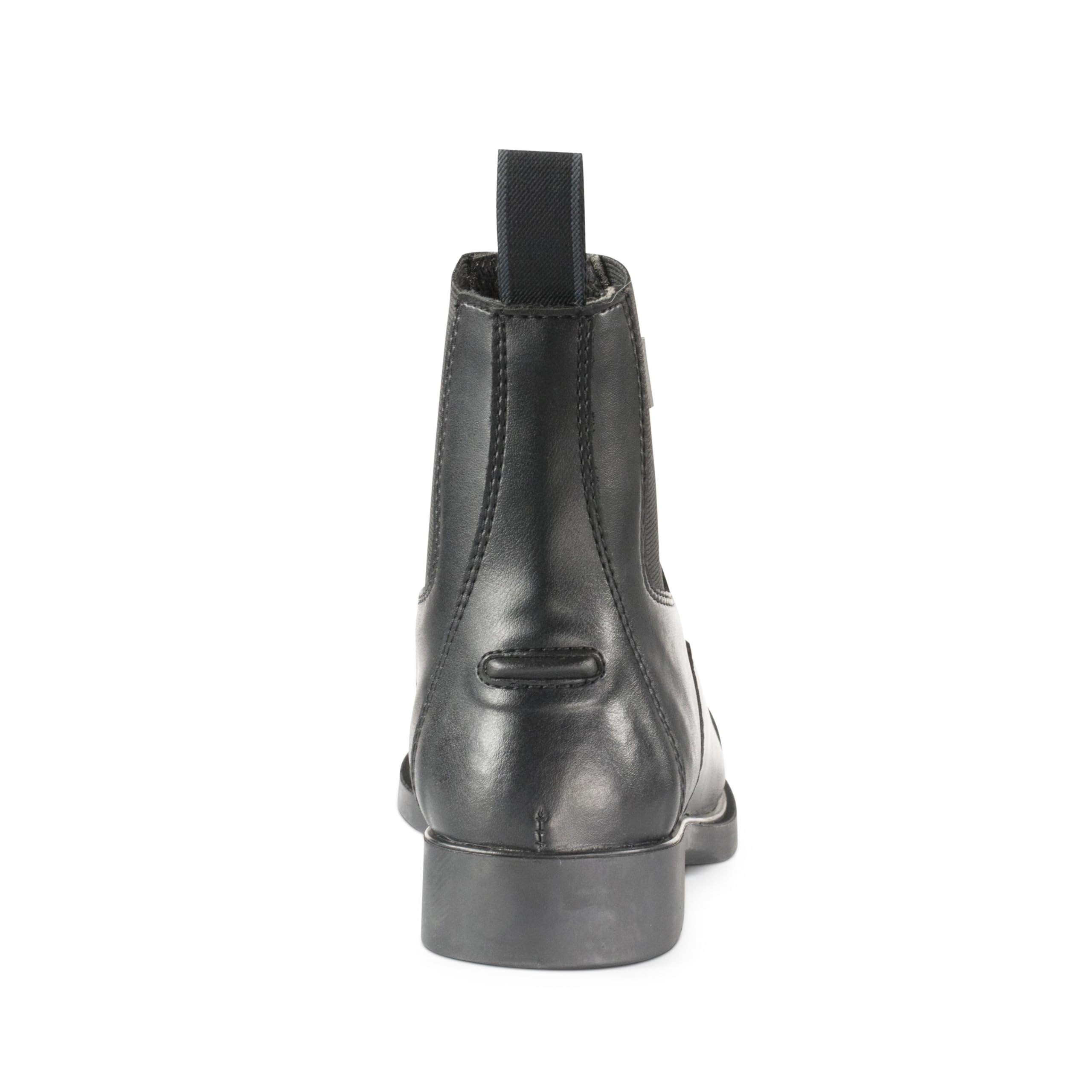 HORZE Wexford Women's Equestrian Synthetic Leather Zip-Up Schooling Paddock Boots - Black - 7