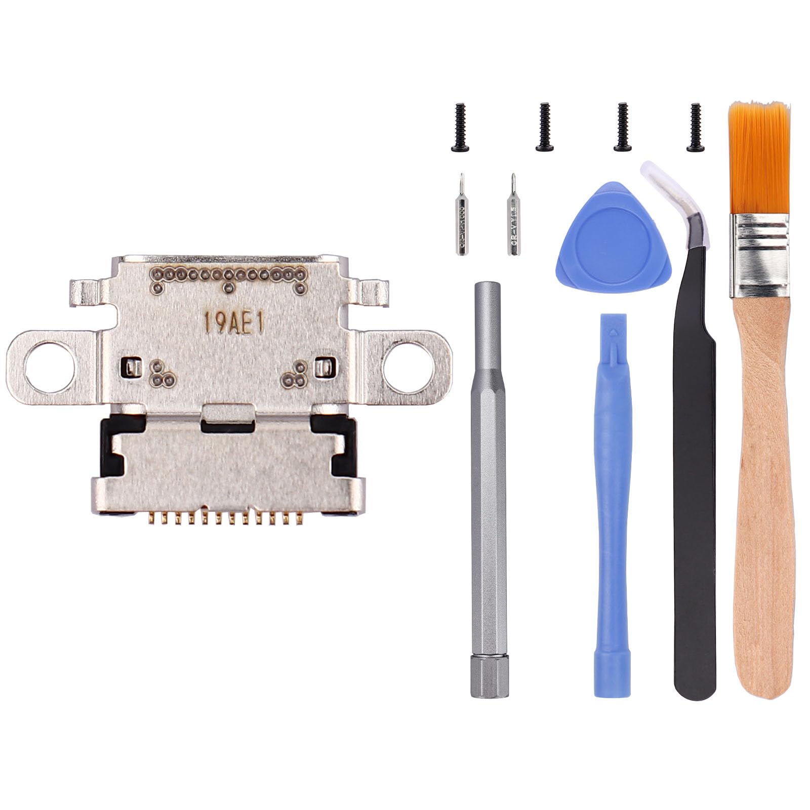 IKPEK 1Pcs USB C Type-C SYNC & Charging Port Replacement for Nintendo Switch Lite Charge Socket Port HDH-001