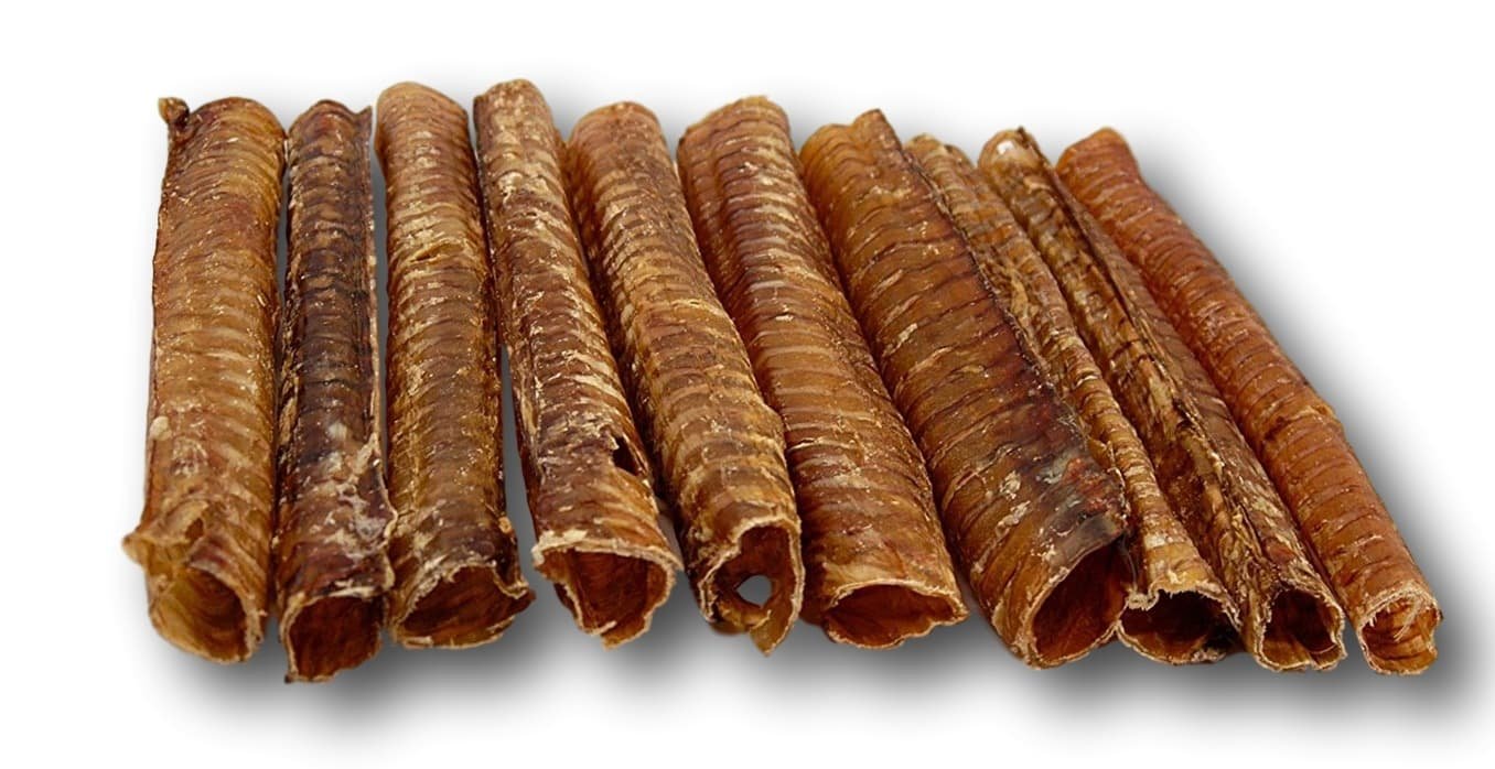 Top Dog Chews – 12” Beef Trachea Dog Chews 7 Pack, American, All Natural, Single Ingredient Dog Treat, Promotes Joint, Hip & Dental Health, High in Protein for Medium & Large Dogs