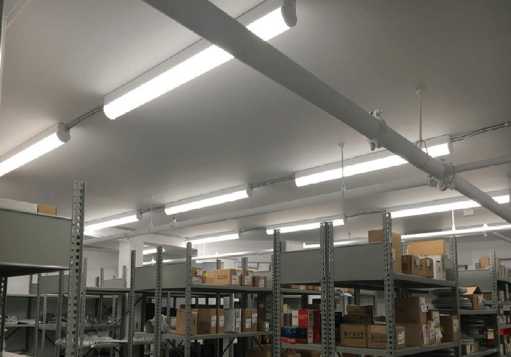 FAITHSAIL 110W 8FT LED Shop Lights, Linkable LED Strip Light, 13800LM, Dimmable, 5000K, Commercial Grade Big Size 8 Foot Linear Ceiling Lighting Fixtures for Warehouse, Garage, Workshop